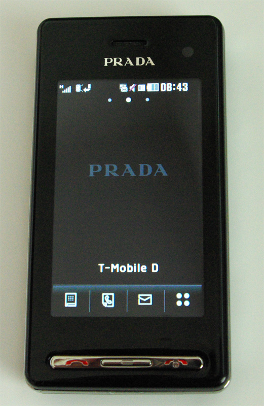 Test: LGs Designerhandy New Prada Phone mit Bluetooth-Uhr - Golem.de