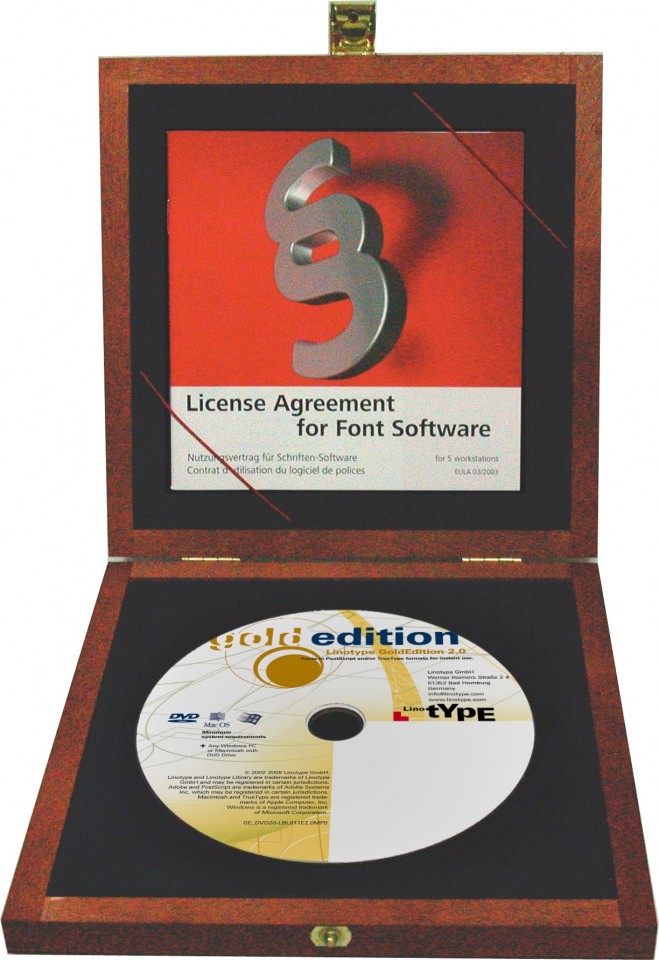 Linotype GoldEdition 2.0 - Schriftart-Sammlung auf DVD - Golem.de