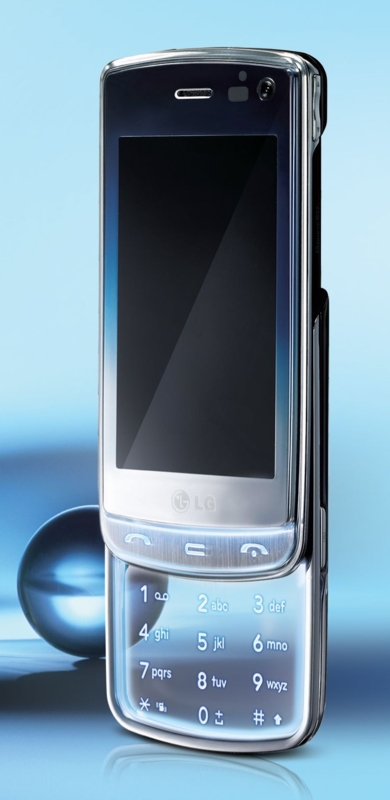 LG GD900 Crystal: Handy mit transparenter Touch-Tastatur - Golem.de
