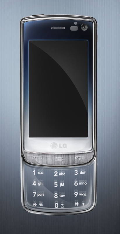 LG GD900 Crystal: Handy mit transparenter Touch-Tastatur - Golem.de