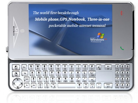 XpPhone - Windows-XP-UMPC mit integriertem Mobiltelefon - Golem.de