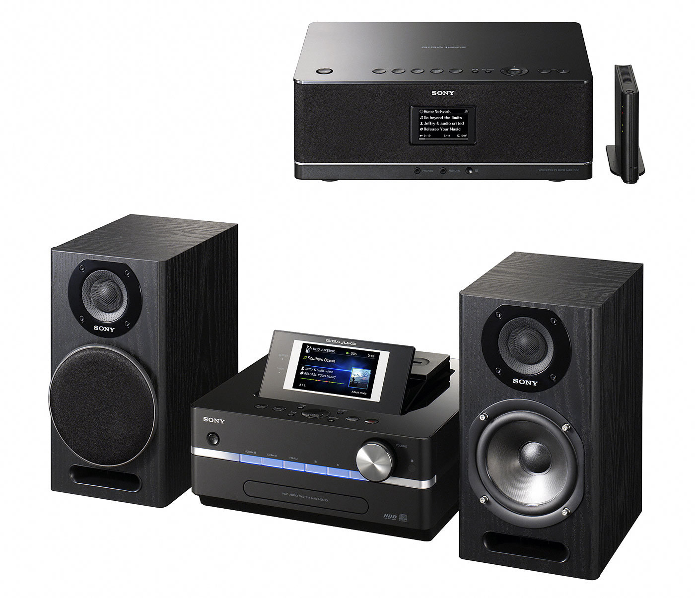 Sony Giga Juke NAS-SC500PK - Musik für jedes Zimmer - Golem.de