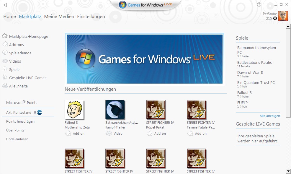 Games for Windows Live jetzt in Version 3 verfügbar - Golem.de