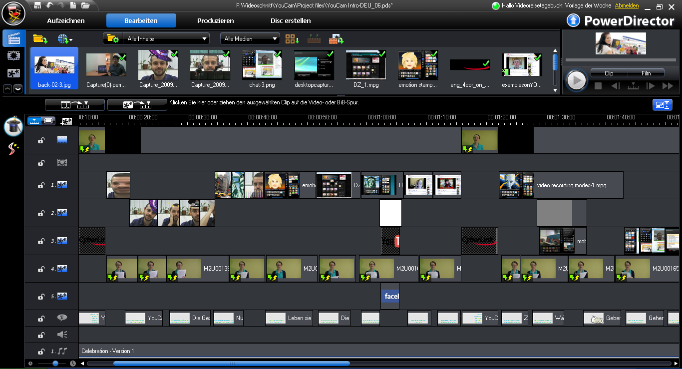 PowerDirector 8 - mit Upscaling für SD-Videos - Golem.de