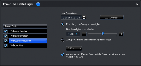 PowerDirector 8 - mit Upscaling für SD-Videos - Golem.de