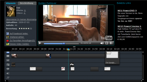 PowerDirector 8 - mit Upscaling für SD-Videos - Golem.de