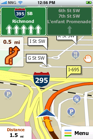iGo My way: Navigationssoftware für das iPhone - Golem.de