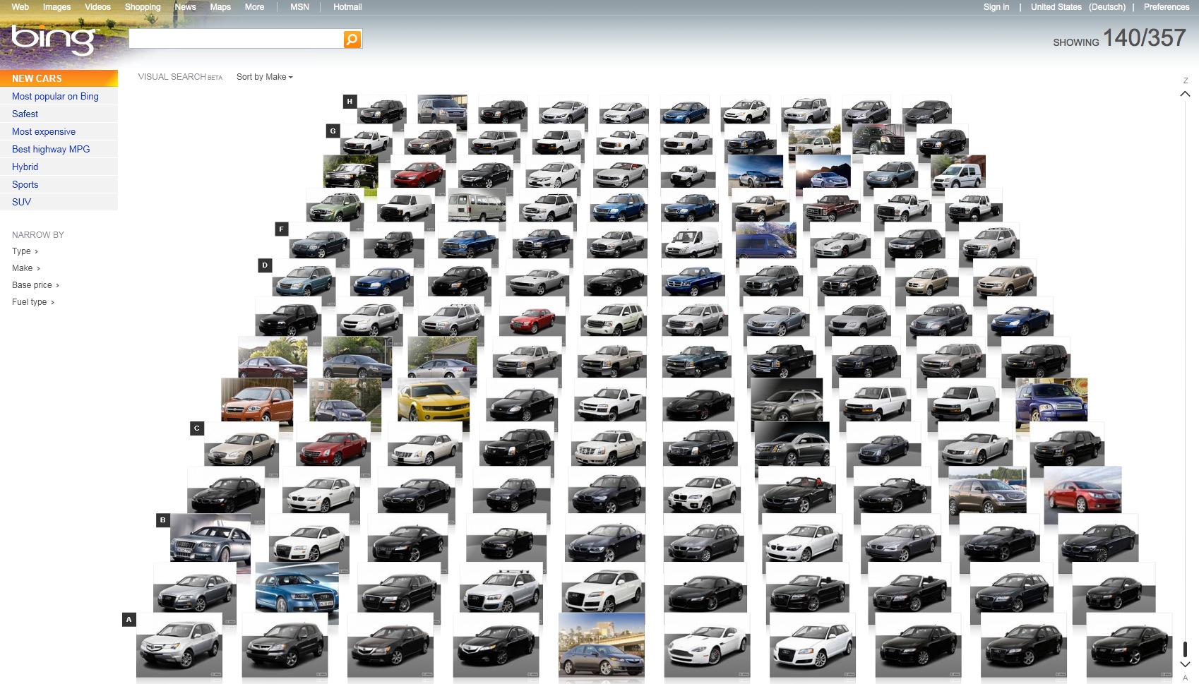 Bing bekommt eine visuelle Suchfunktion - Golem.de