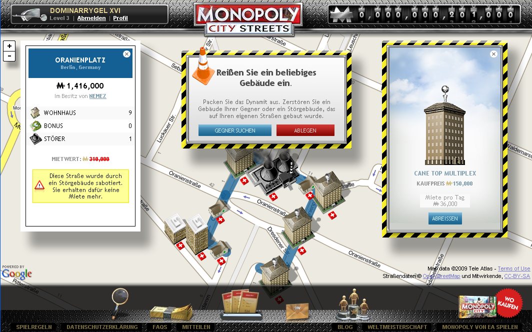 Spieletest: Monopoly City Streets - online zum Millionär - Golem.de