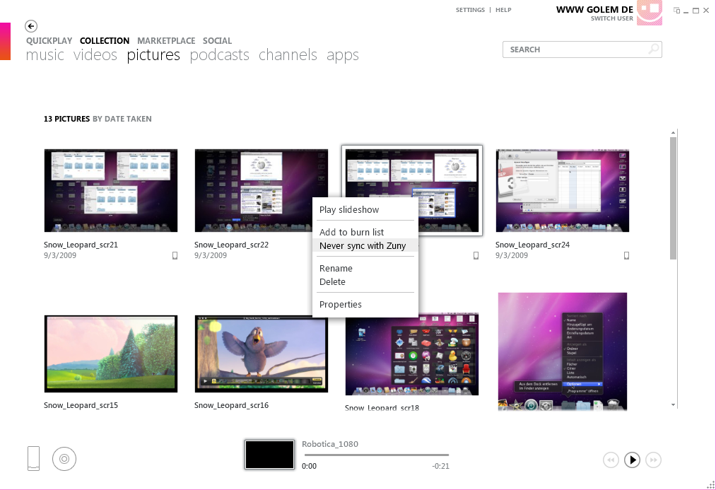 Test: Zune HD - gelungener iPod-Konkurrent von Microsoft - Golem.de