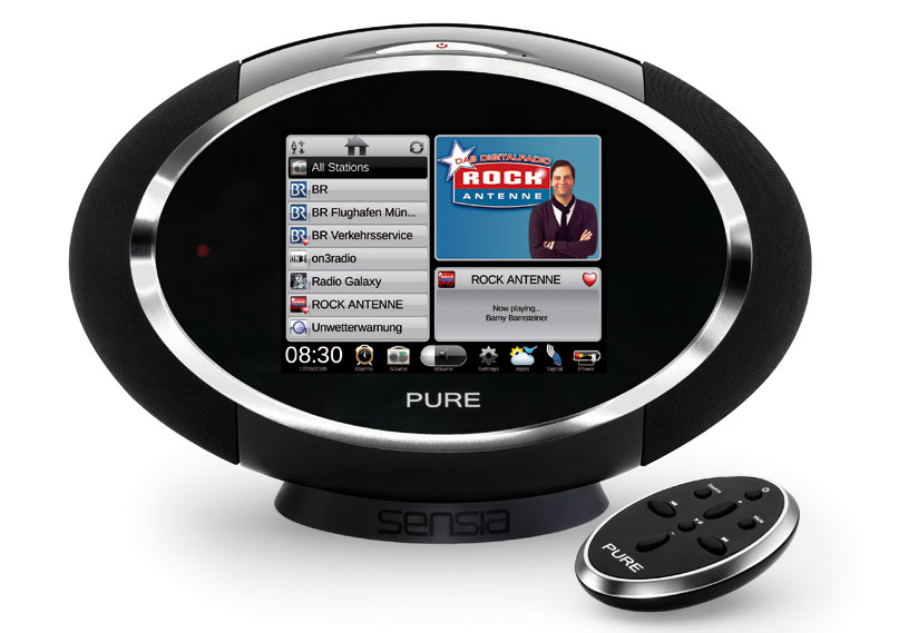 Pure Sensia - Internetradio mit Twitter und Facebook - Golem.de