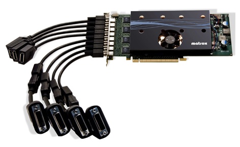 Matrox M9188 - Grafikkarte mit acht Mini-Displayports - Golem.de