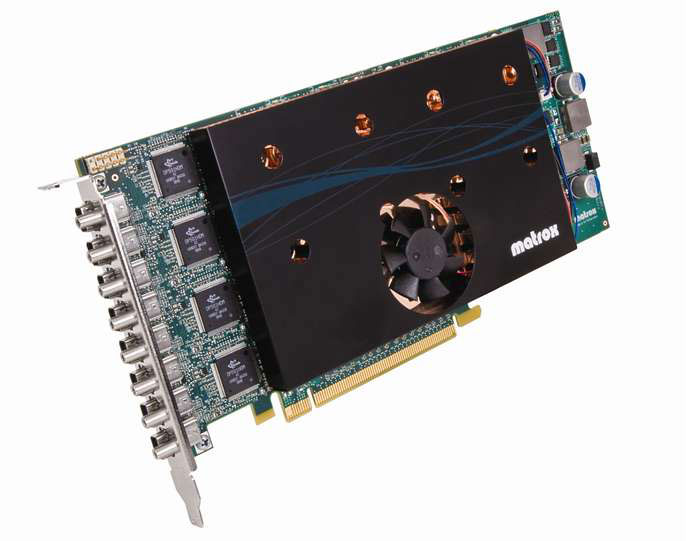 Matrox M9188 - Grafikkarte mit acht Mini-Displayports - Golem.de