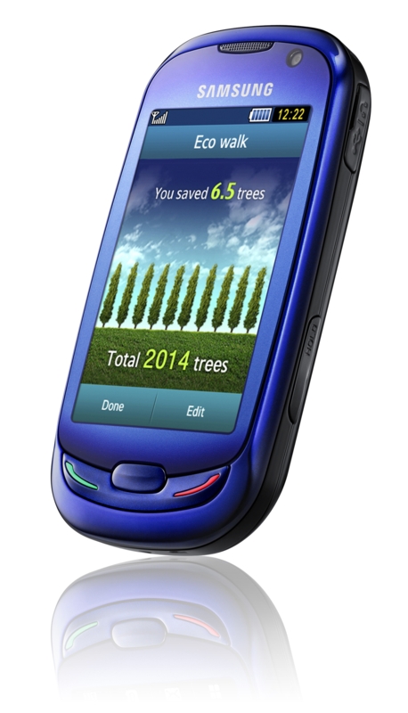 Samsung Blue Earth S7550: Touchscreenhandy mit Solarmodul - Golem.de