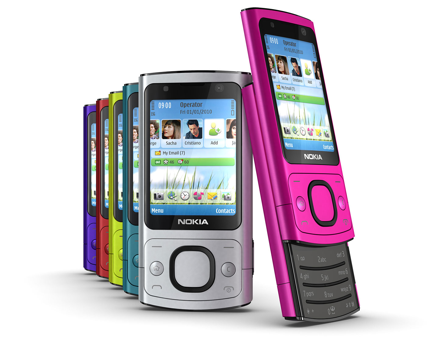 Nokia 6700 und 7230 - Nokia stellt bunte Slider vor - Golem.de