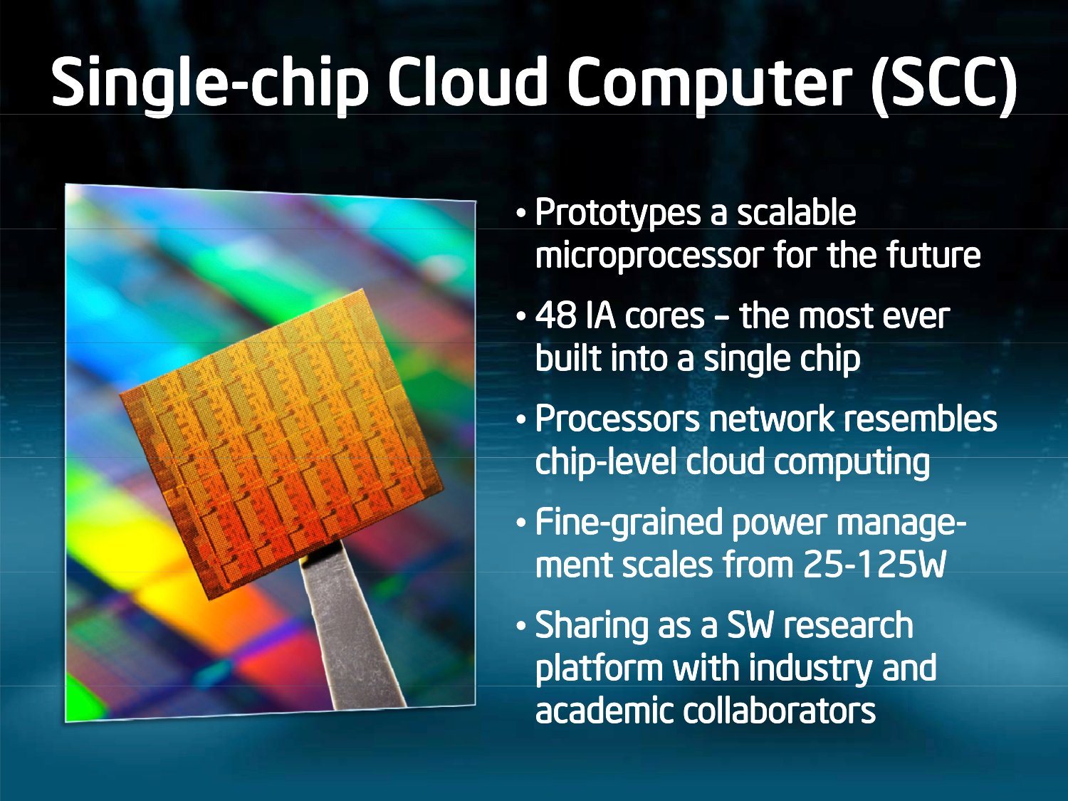 Intel zeigt x86-Prozessor mit 48 Kernen unter Linux - Golem.de