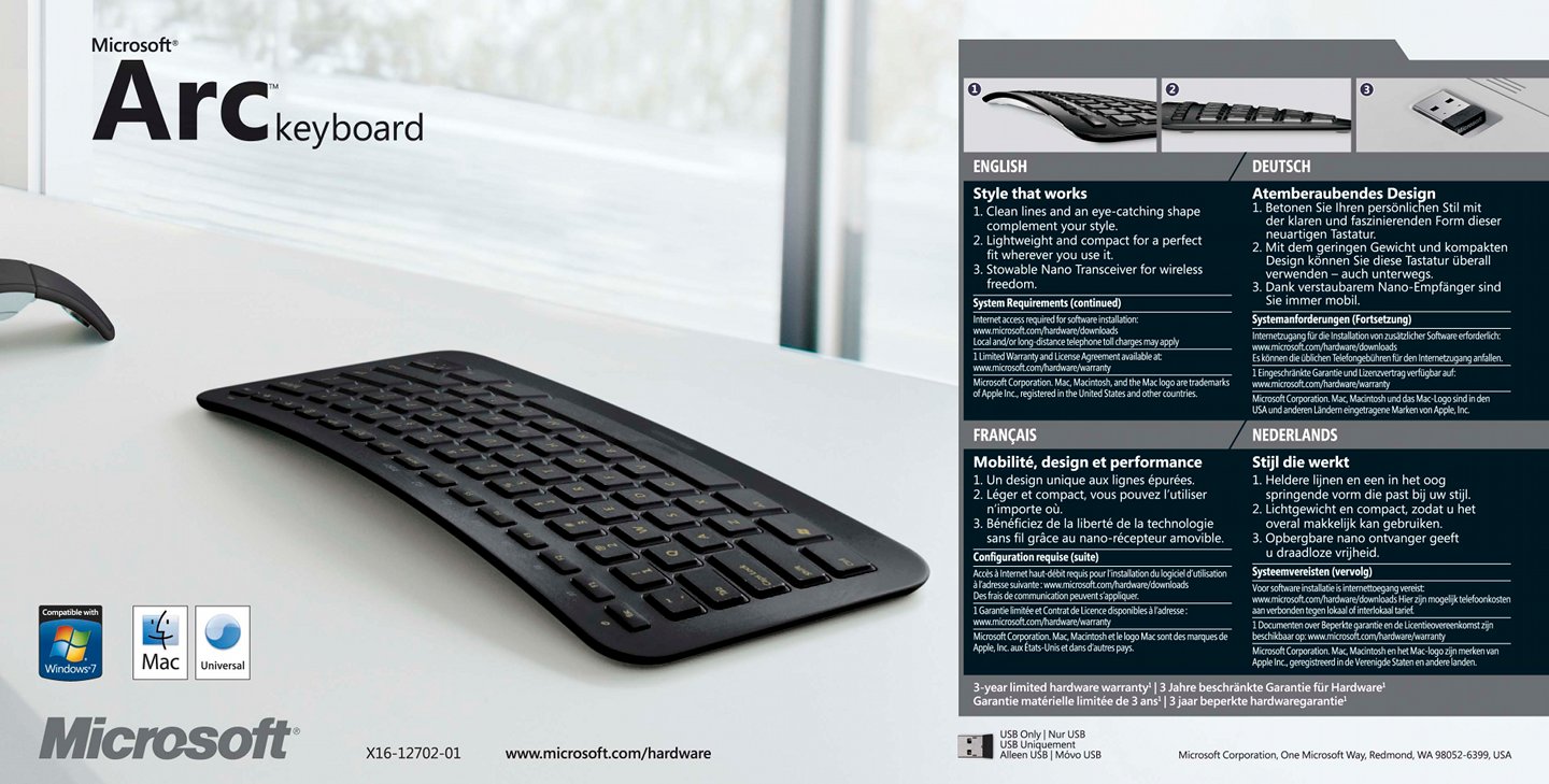 Arc Keyboard von Microsoft - Golem.de