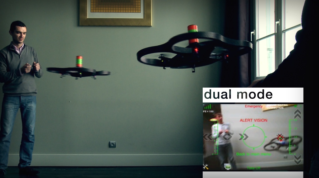 AR.Drone - Quadcopter streamt Livebild aufs iPhone - Golem.de
