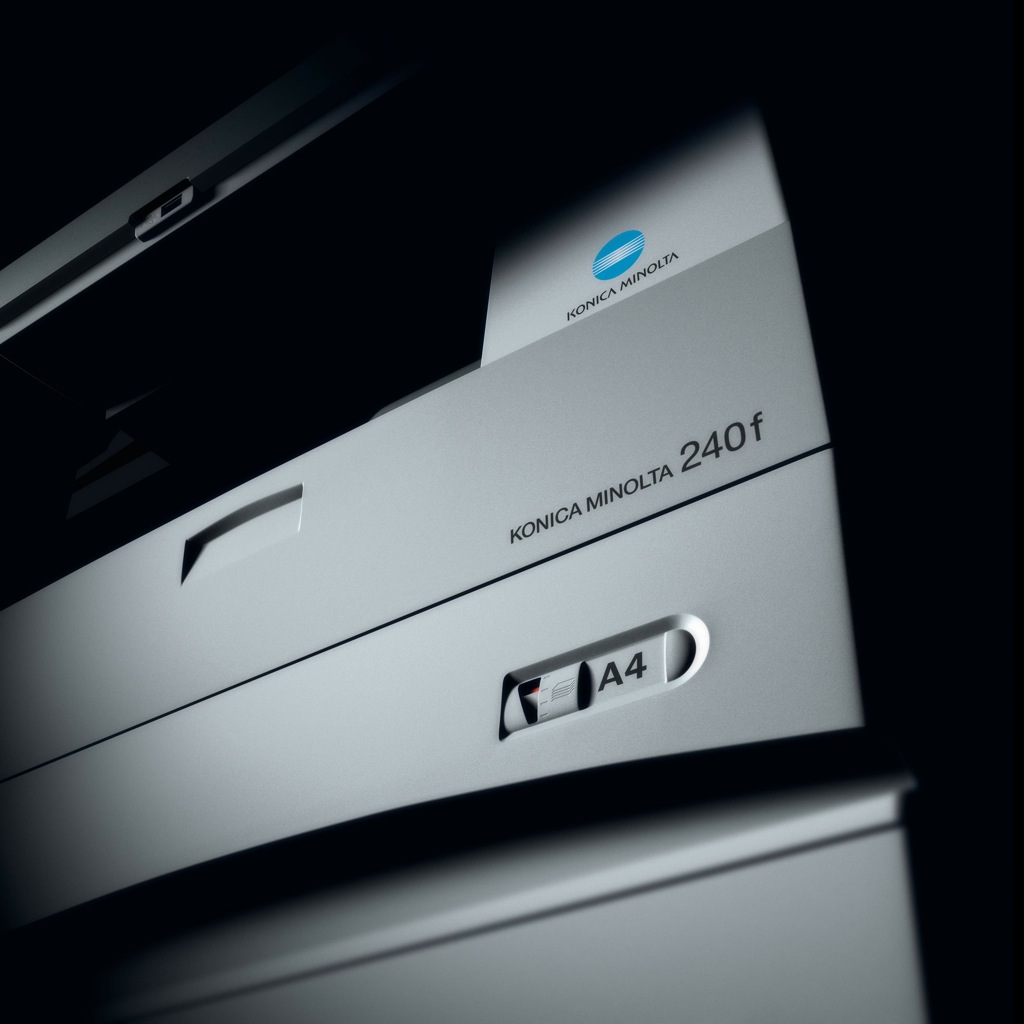 Konica Minolta 240f: Multifunktionsgerät mit Faxverteiler - Golem.de