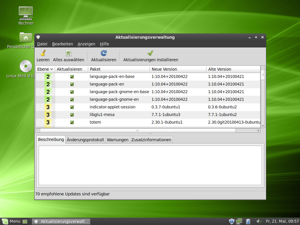 Mint 9 im Test: Frisches Ubuntu-Linux mit eigenen Werkzeugen - Golem.de