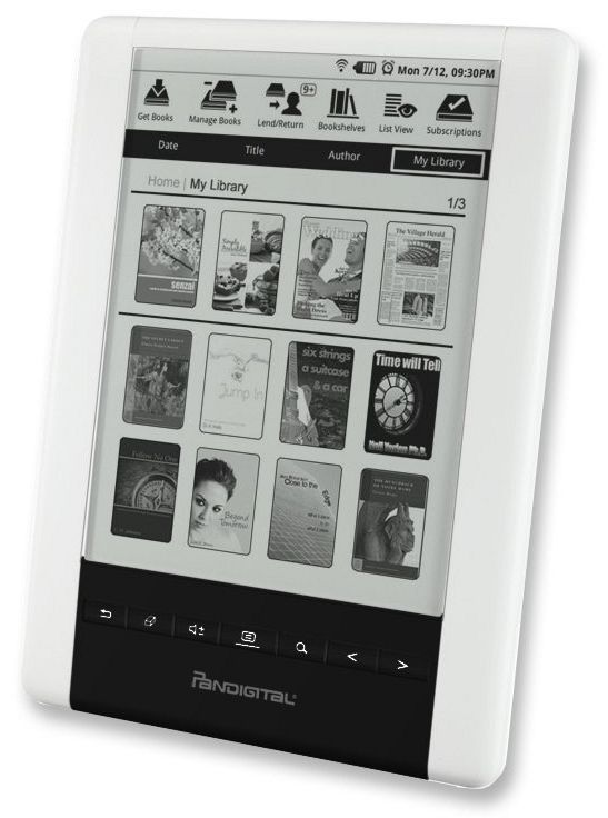 Pandigital: Neuer E-Book-Reader mit 6-Zoll-Bildschirm angekündigt ...