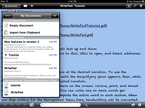 Handschrifterkennung: Writepad Pro 4 für das iPad - Golem.de