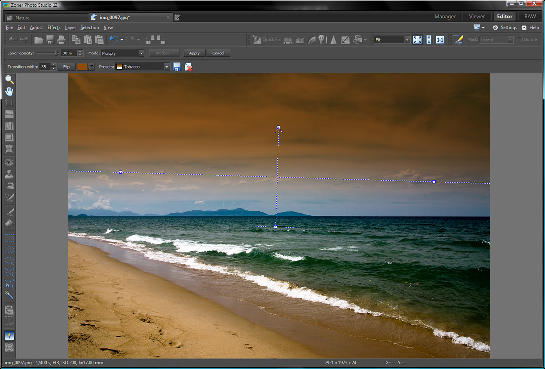 Bildbearbeitung: Zoner Photo Studio Pro mit 30-Bit-Farbunterstützung ...