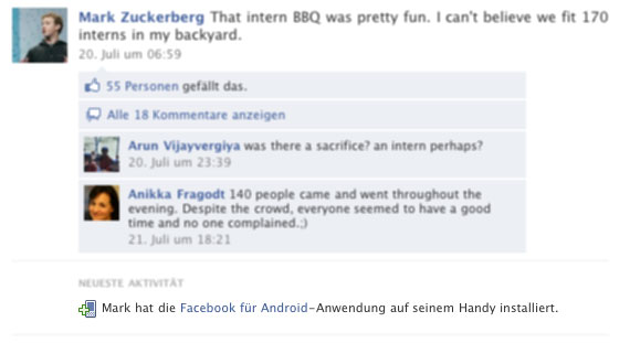Facebook: Android-App holt auf - Golem.de