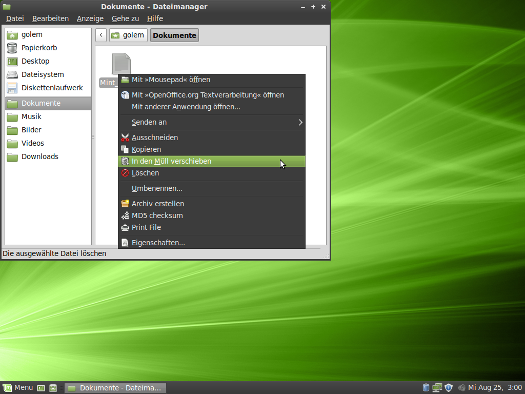 Linux Mint: Isadora mit XFCE-Desktop - Golem.de