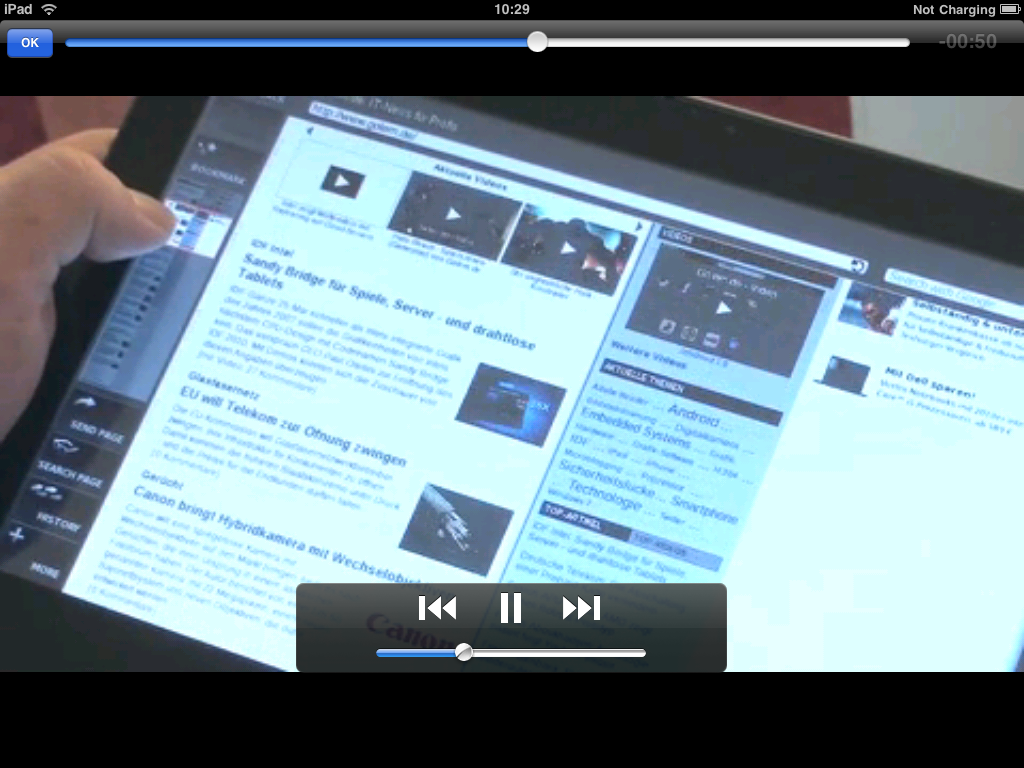 Mediaplayer: VLC fürs iPad - Golem.de