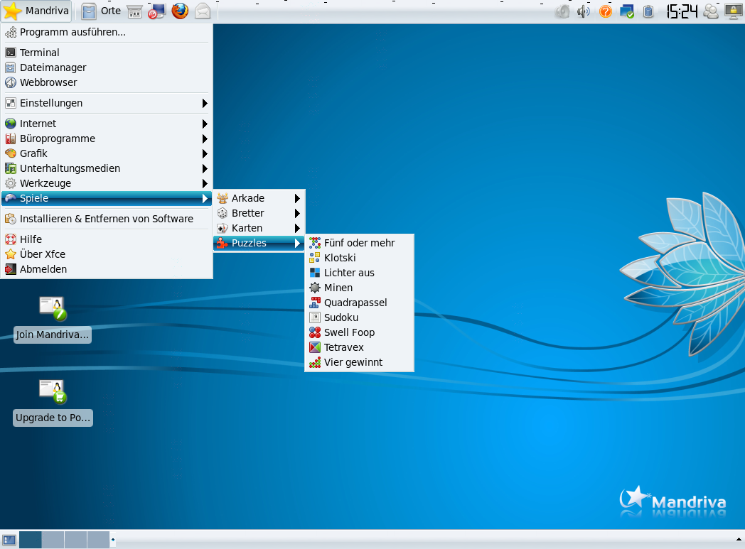 Mandriva: Spring mit Xfce-Desktop - Golem.de