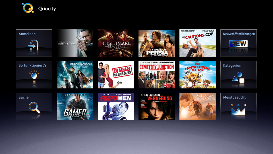 Sony Qriocity: Video on Demand für Bravia-Fernseher und Blu-ray-Player - Golem.de