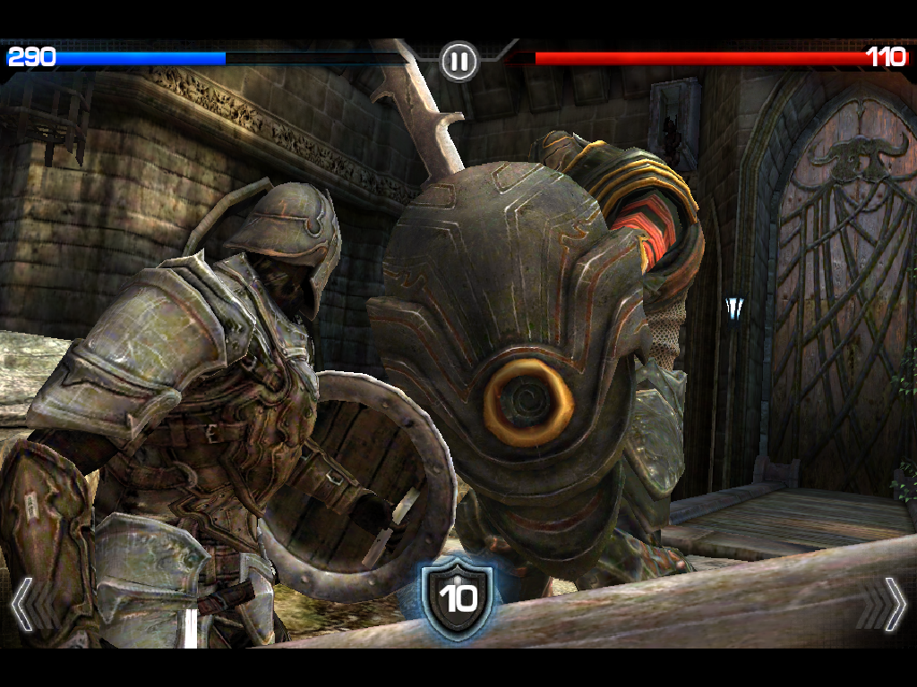 Spieletest Infinity Blade: Der Ritter aus der iPhone-Werbung - Golem.de