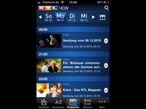 RTL Now: Mobile Videostreams erst nach Nutzerortung - Golem.de