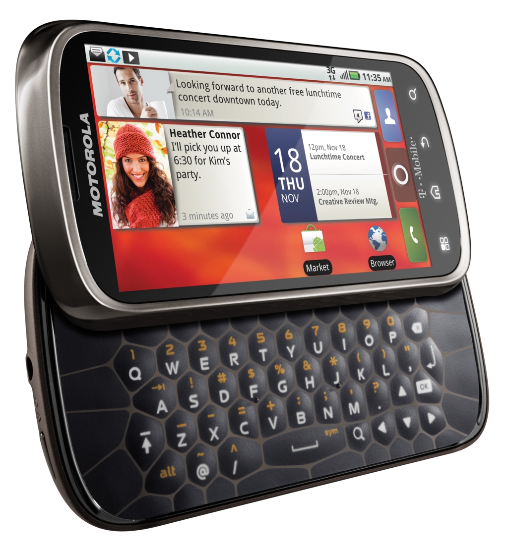 Motorola Cliq 2: Smartphone mit Android 2.2, 1-GHz-CPU und Tastatur ...