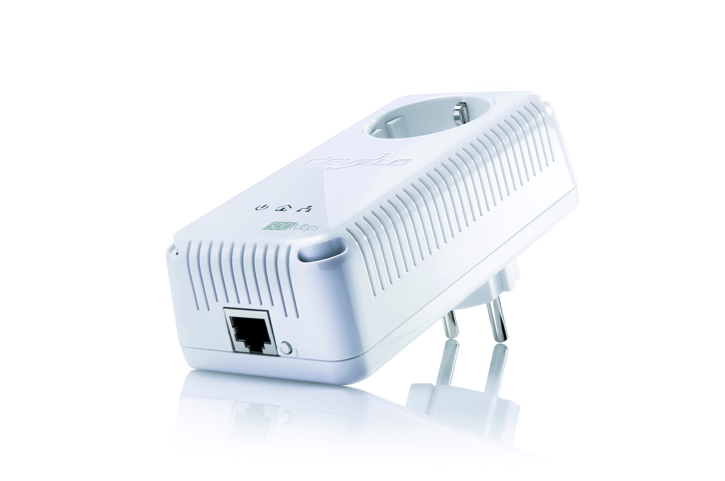 Devolo dLAN: Powerline-Adapter für 500 MBit/s mit integrierter ...