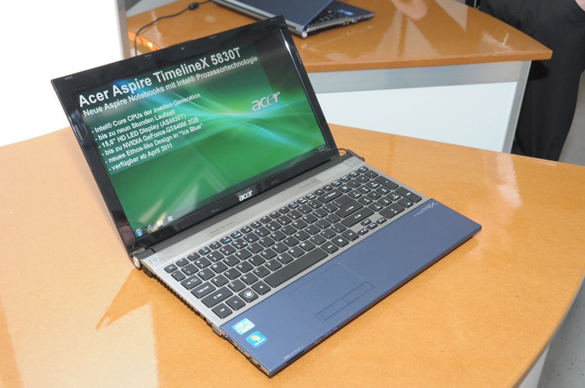 Acer: Neue Timeline-X-Serie bald mit Sandy Bridge - Golem.de