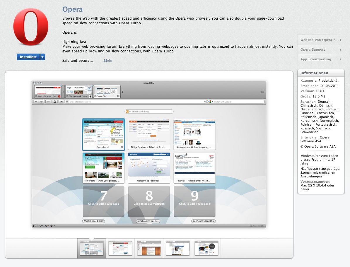 Opera: Browser erst ab 17 Jahren - Golem.de