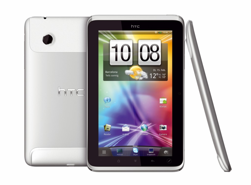 HTC Flyer: Android-Tablet mit WLAN und UMTS kostet 700 Euro - Golem.de