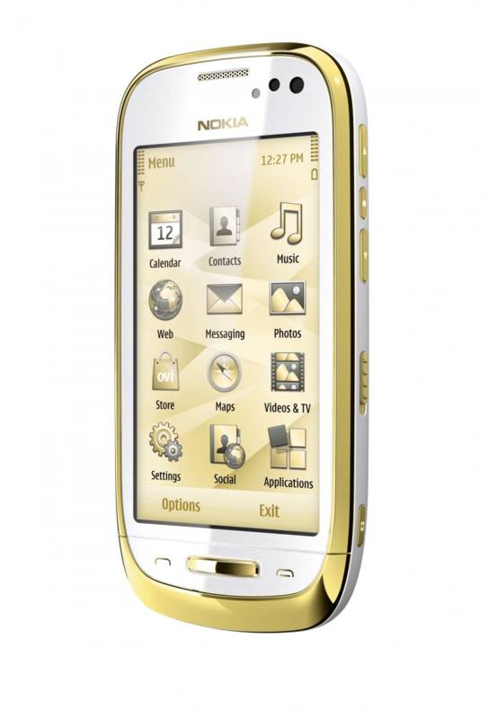 Nokia Oro: Luxus-Smartphone mit Saphir in Gold und Leder - Golem.de