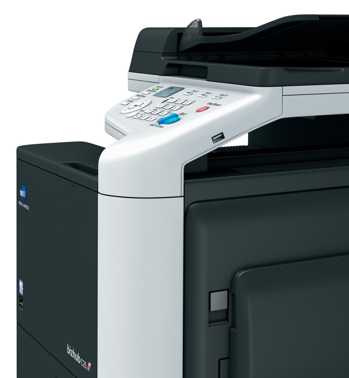Konica Minolta: A4-Multifunktionssystem mit Festplattenoption - Golem.de