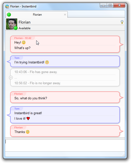 Instant Messaging: Instantbird 1.0 mit Mozilla-Technik und libpurple ...