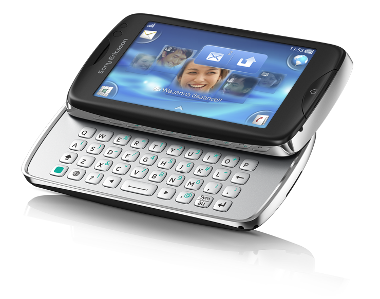 Sony Ericsson Txt Pro: Touchscreenhandy mit ausziehbarer Tastatur ...