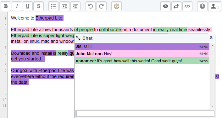 Schlank und schnell: Mehrbenutzereditor Etherpad Lite 1.0 veröffentlicht - Golem.de