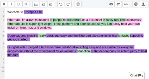 Schlank und schnell: Mehrbenutzereditor Etherpad Lite 1.0 veröffentlicht - Golem.de