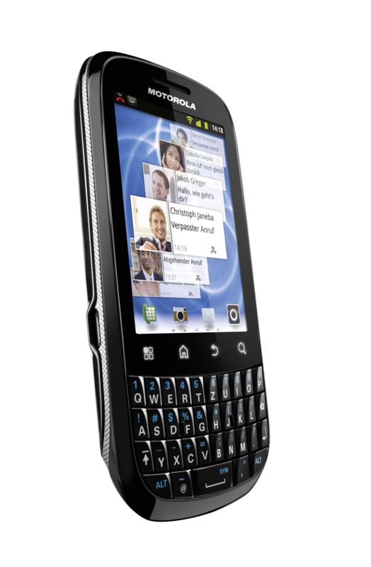 Motorola Fire: Gingerbread-Smartphone mit QWERTZ-Tastatur für 190 Euro ...
