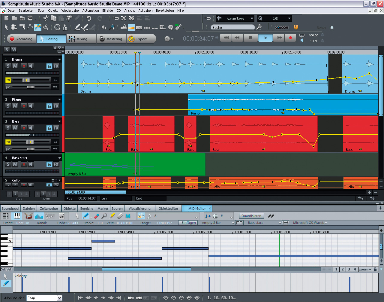 Magix: Neue Version der Tonstudio-Software Music Studio MX - Golem.de