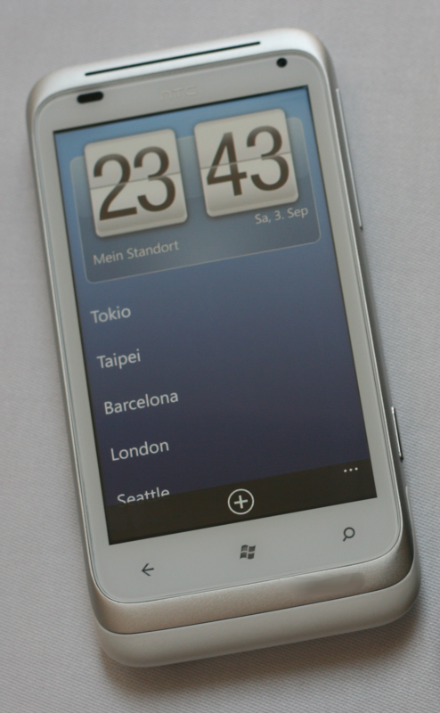 HTC Radar: Smartphone mit Windows Phone 7.5 alias Mango - Golem.de