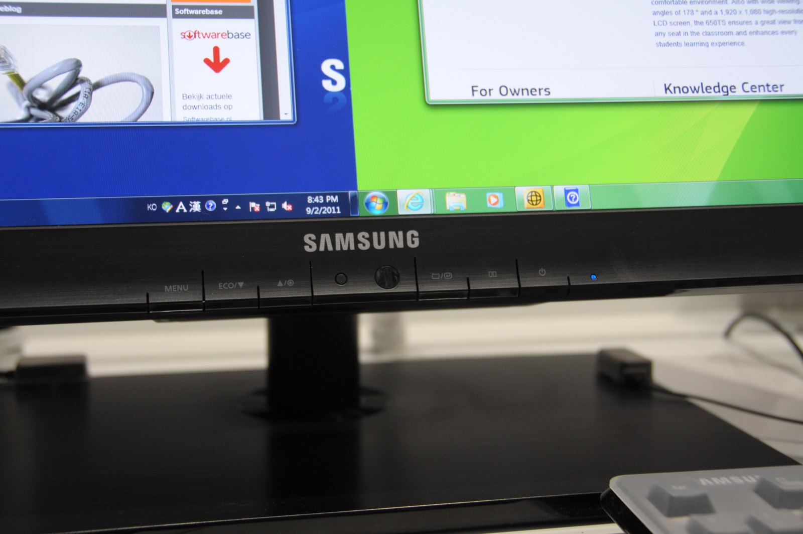 Samsung SA850: 27-Zoll-PLS-Display mit Picture-by-Picture-Modus und USB ...