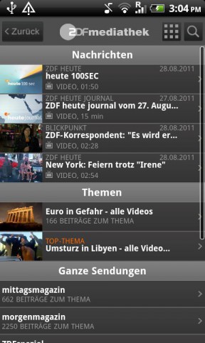 App: ZDF-Mediathek für Android und iOS erschienen - Golem.de